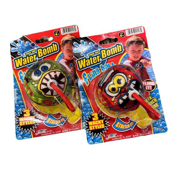 JA-RU | Toys | Vintage Toys Water Bomb Flying Ball 2 Pack Rare Kids Old ...